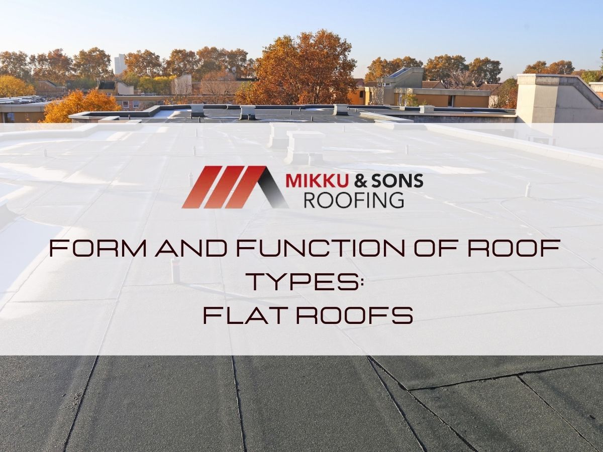 Form and Function of Roof Types: Flat Roofs - Mikku & Sons Roofing